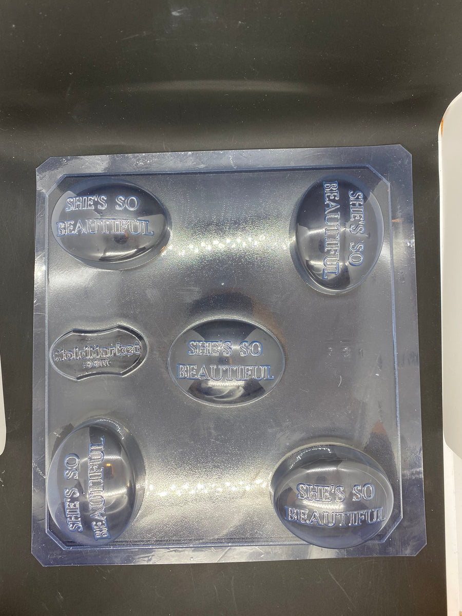 She's So Beautiful Domed Oval - Personal Size Mold – MoldMarket